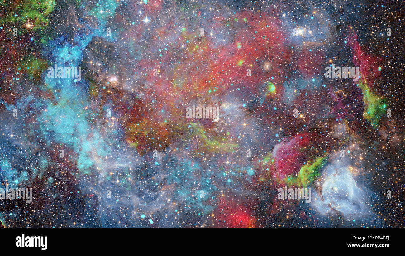 Beautiful nebula and Galaxy. Elements of this Image Furnished by NASA ...