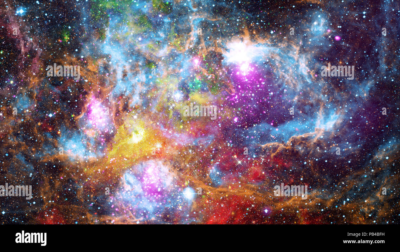 Colorful Space Nebula