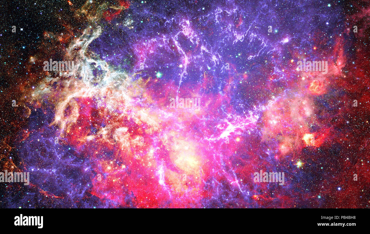 Beautiful nebula and Galaxy. Elements of this Image Furnished by NASA ...