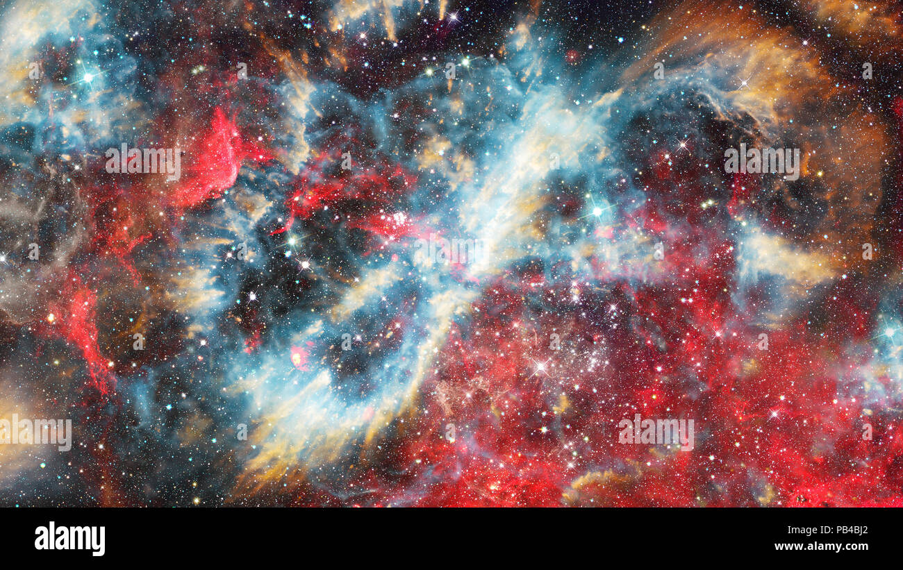 Starry outer space. Elements of this image furnished by NASA Stock ...