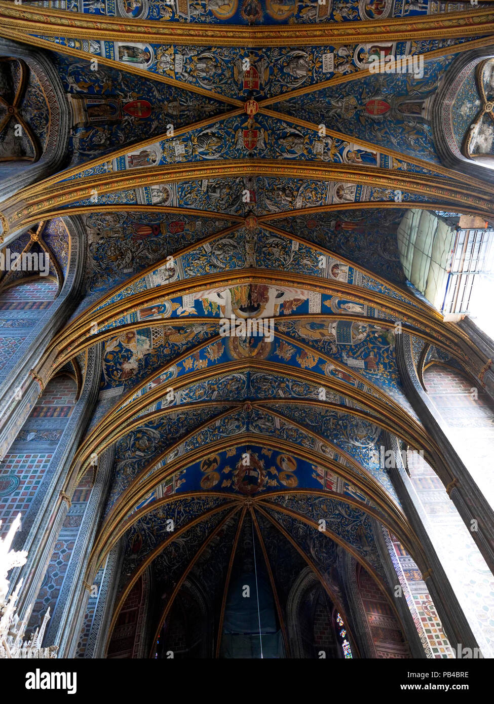 The main nave and interior of the Roman Catholic Cathedral Basilica of ...