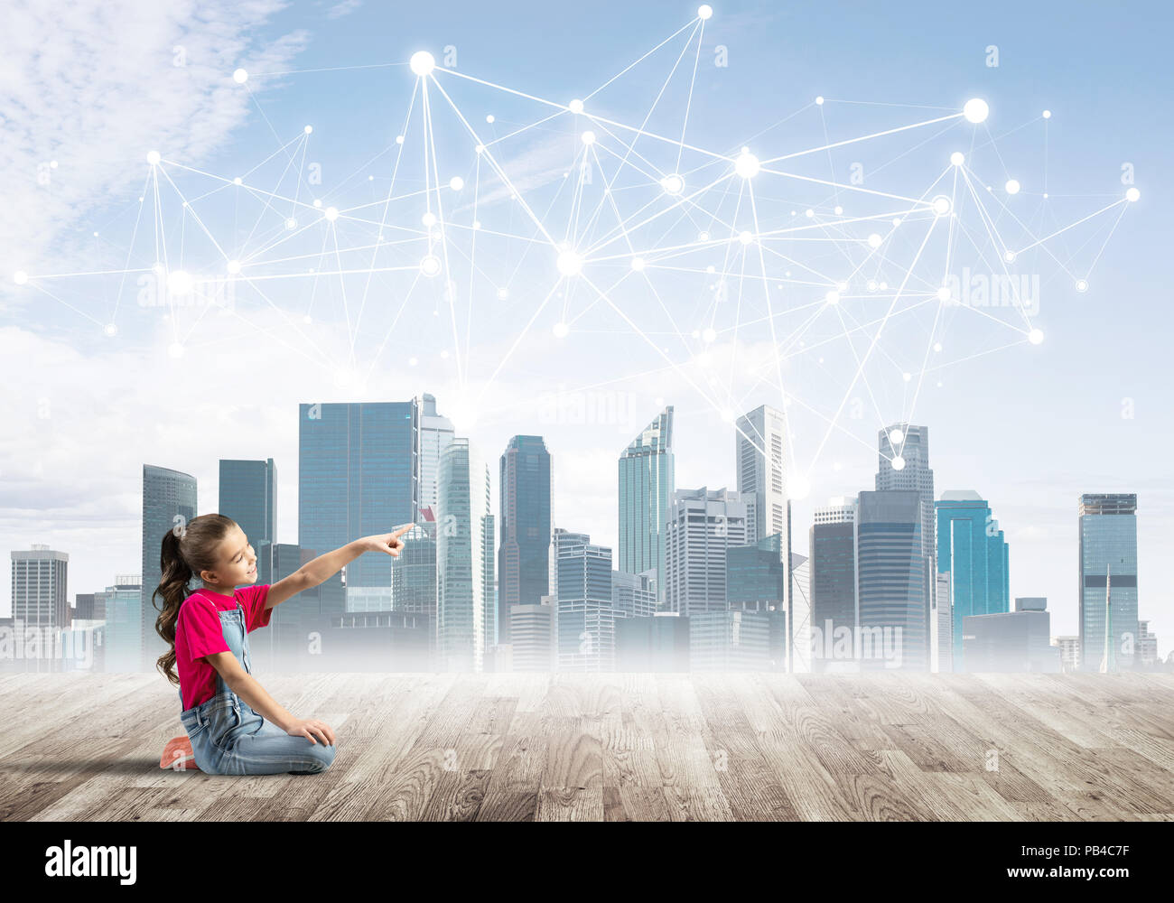 Concept of social wireless connection and internet use for ...
