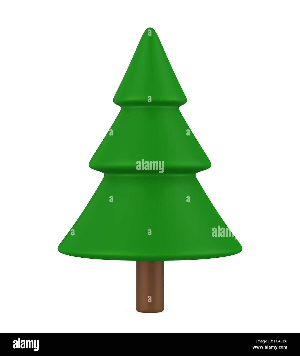 Cartoon Tree Isolated Stock Photo - Alamy