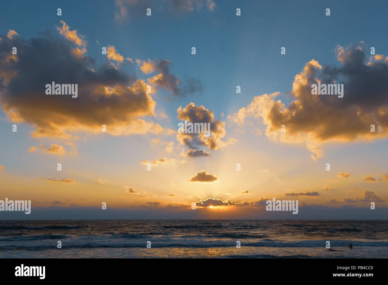 Mediterranean sea beach on cloudy hi-res stock photography and images ...