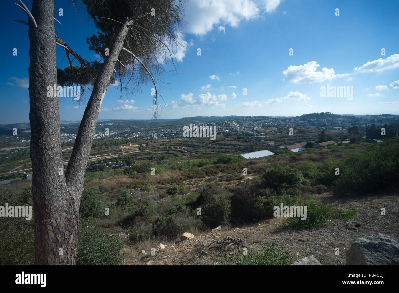 Jerusalem Mountains landscape Stock Photo - Alamy