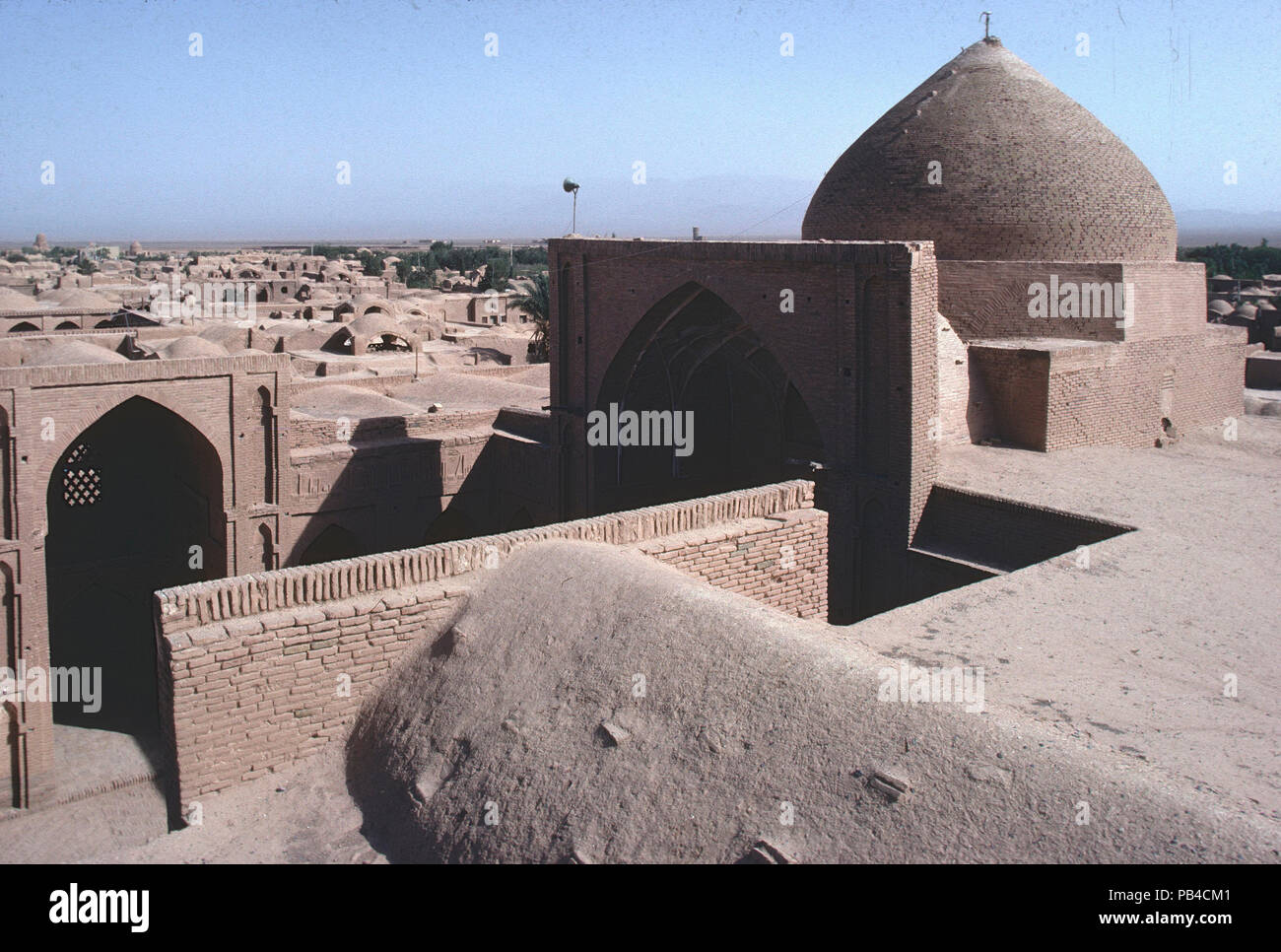 view of courtyard and iwans, Zavara Friday mosque, Iran Stock Photo - Alamy