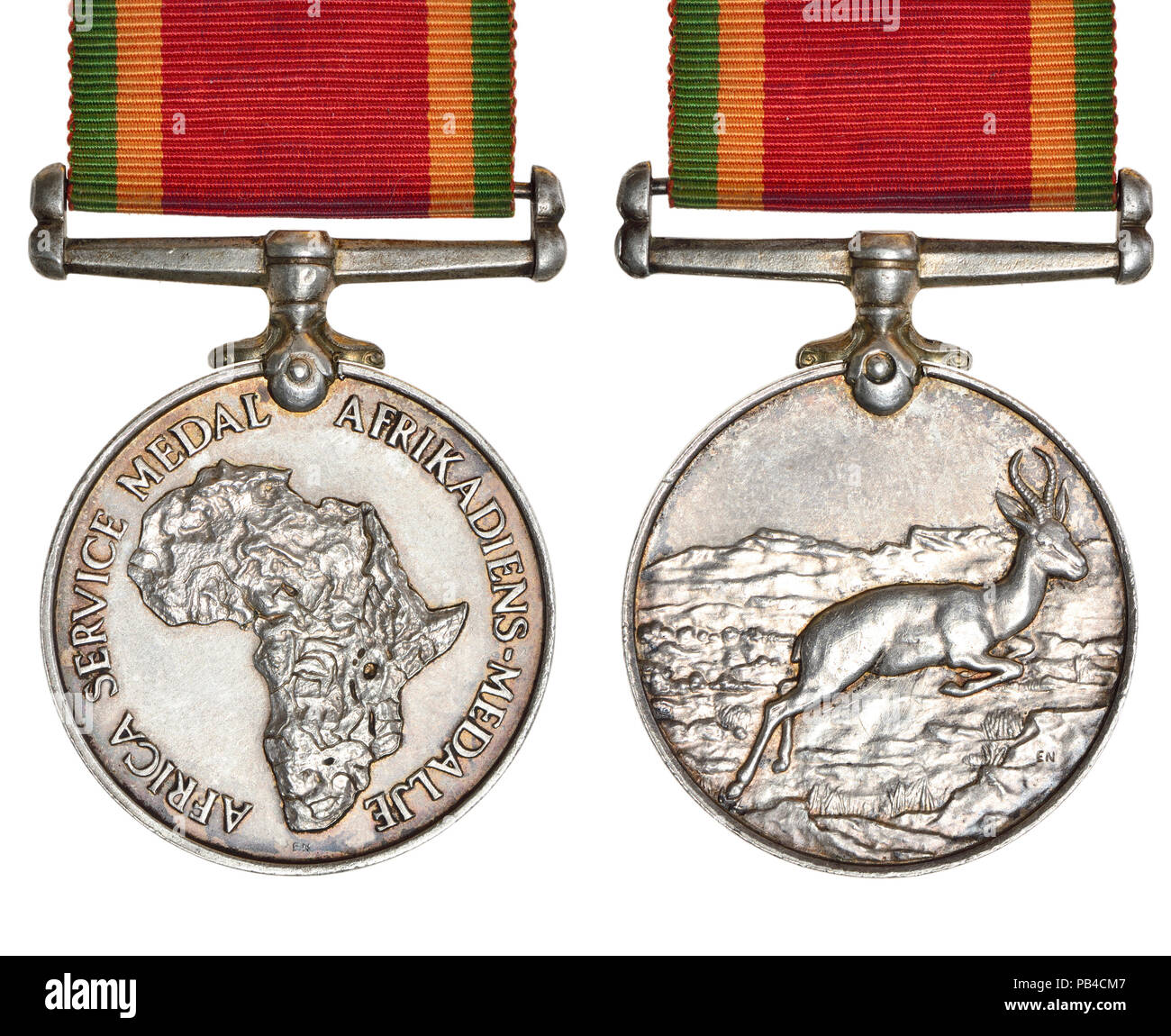 The Africa Service Medal: South African campaign medal for service ...