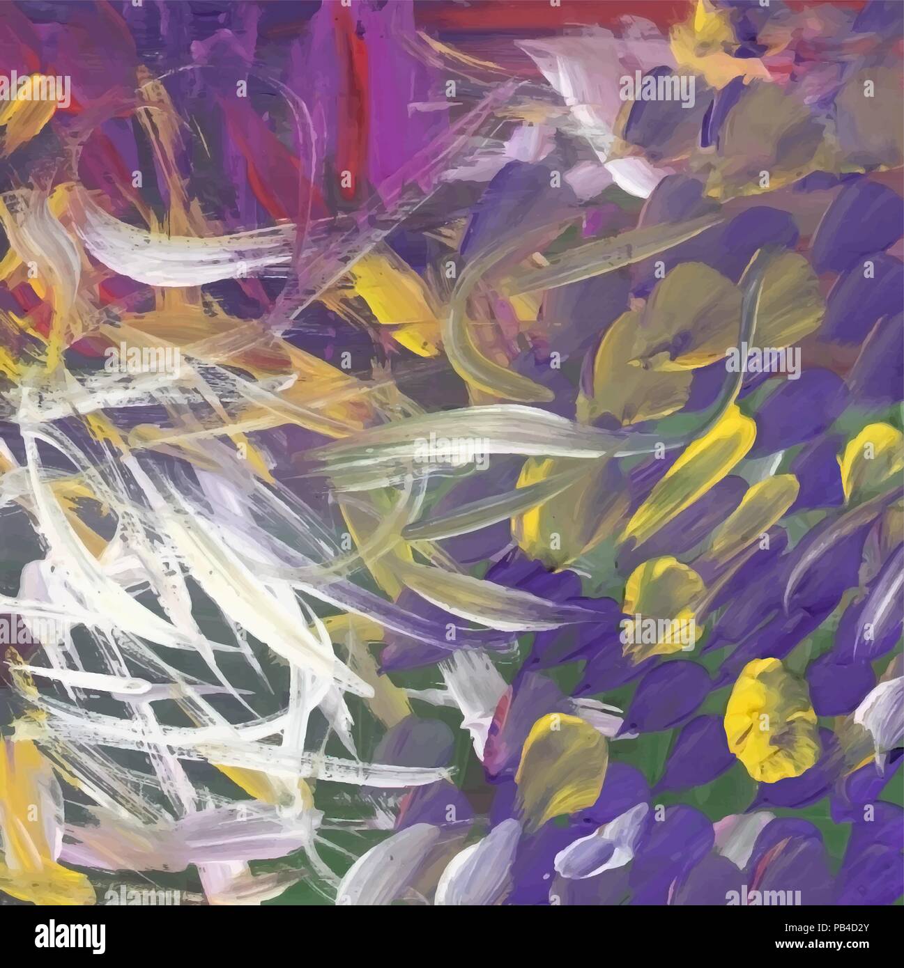 Spring painting Stock Vector Images - Alamy