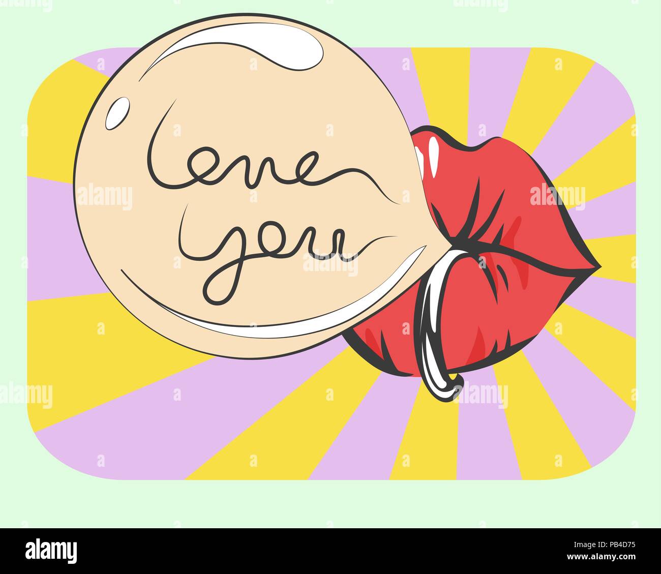 Popped Bubble Gum Bubble Clip Art