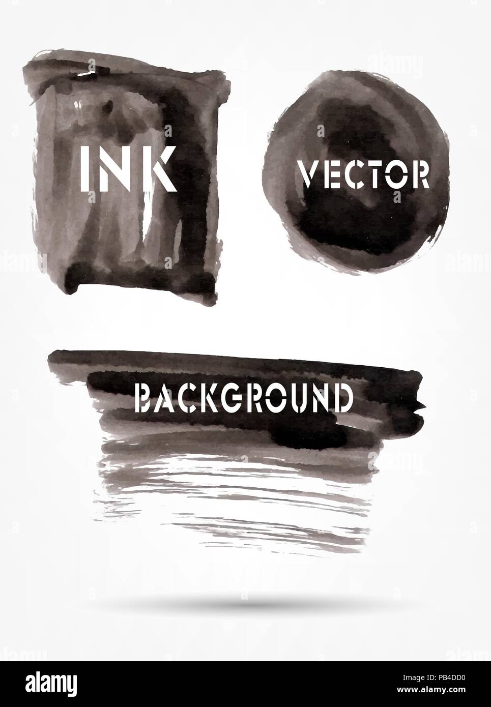 Vector watercolour shapes vector hi-res stock photography and images ...