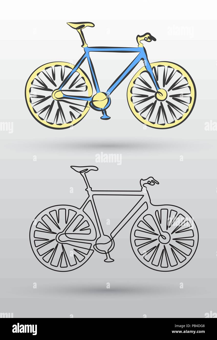 Bicycle like Stock Vector Images - Alamy