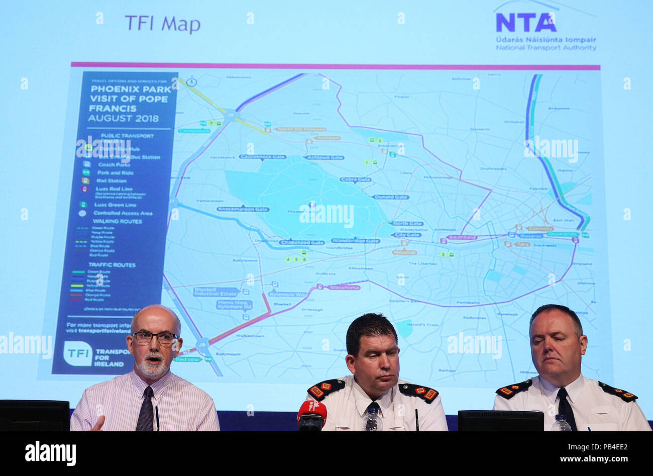 Tim Gaston, National Transport Authority (left) with Superintendent Tom ...