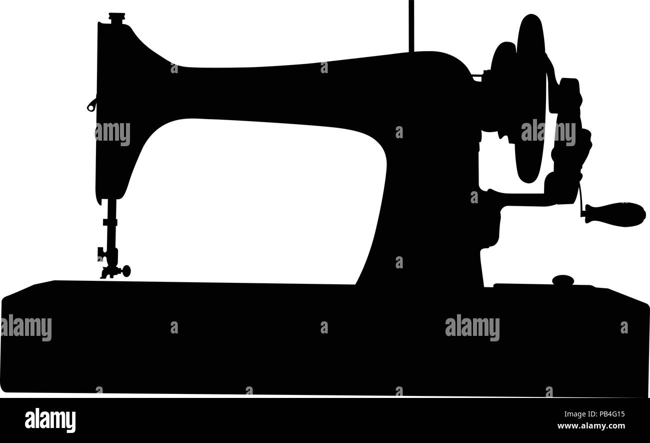 Sewing Machine Silhouette Clip Art