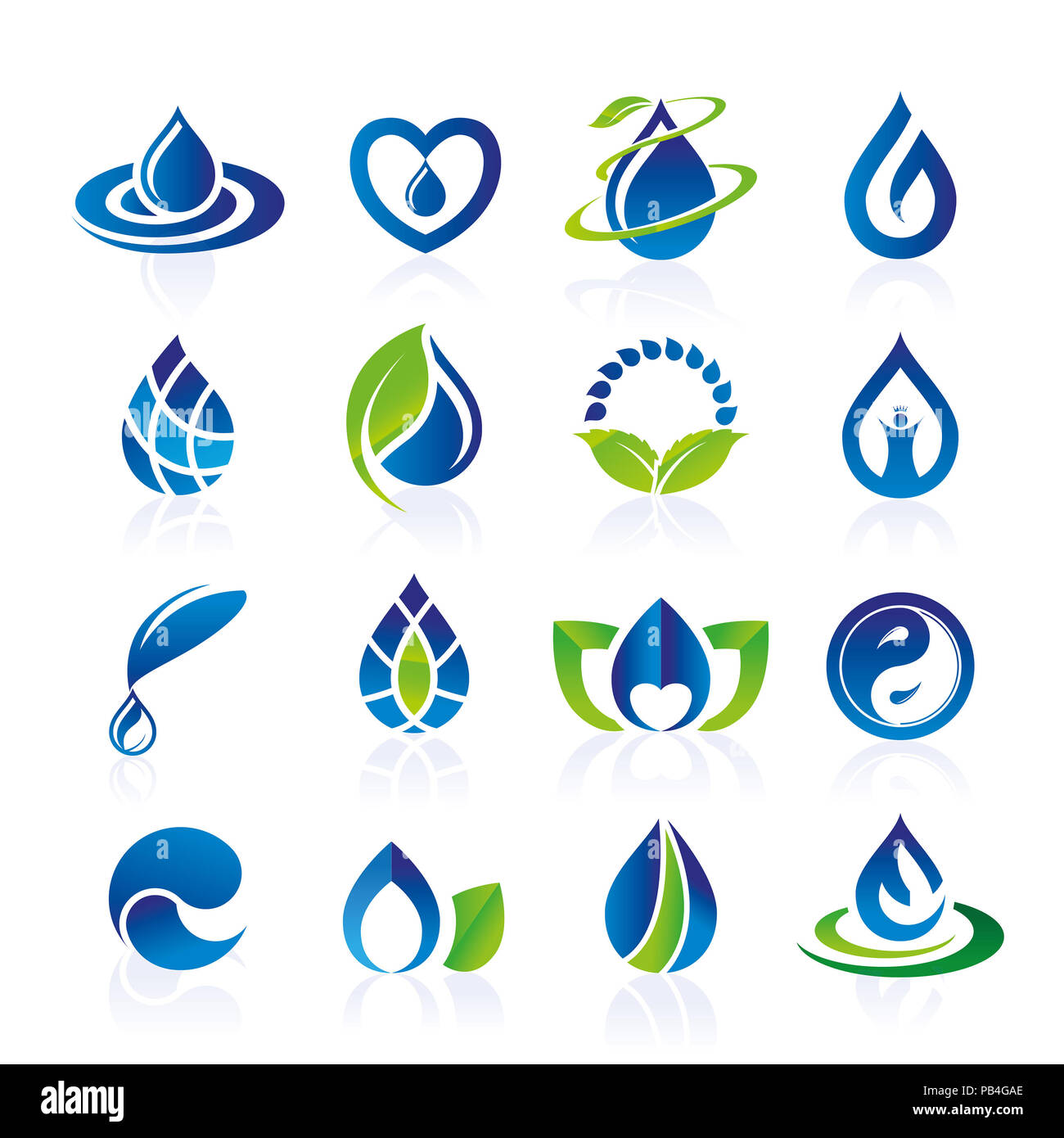 Water droplet icon circle hi-res stock photography and images - Alamy