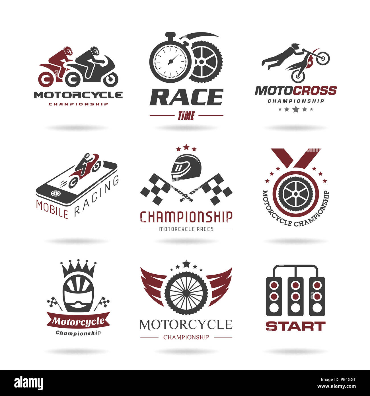 Race flag finish icon sign hi-res stock photography and images - Alamy