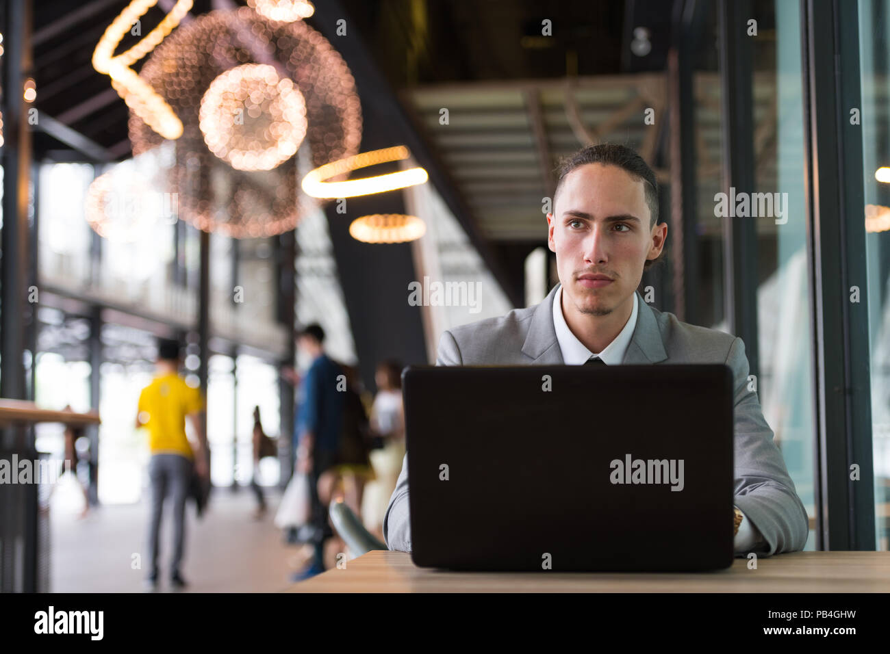 Male computer suit hi-res stock photography and images - Alamy
