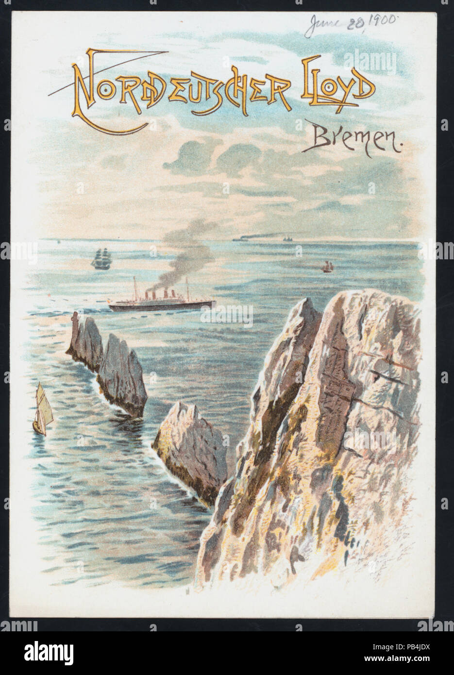 1052 MITTAGESSEN-DINNER (held by) NORDDEUTSCHER LLOYD BREMEN (at) SS ...