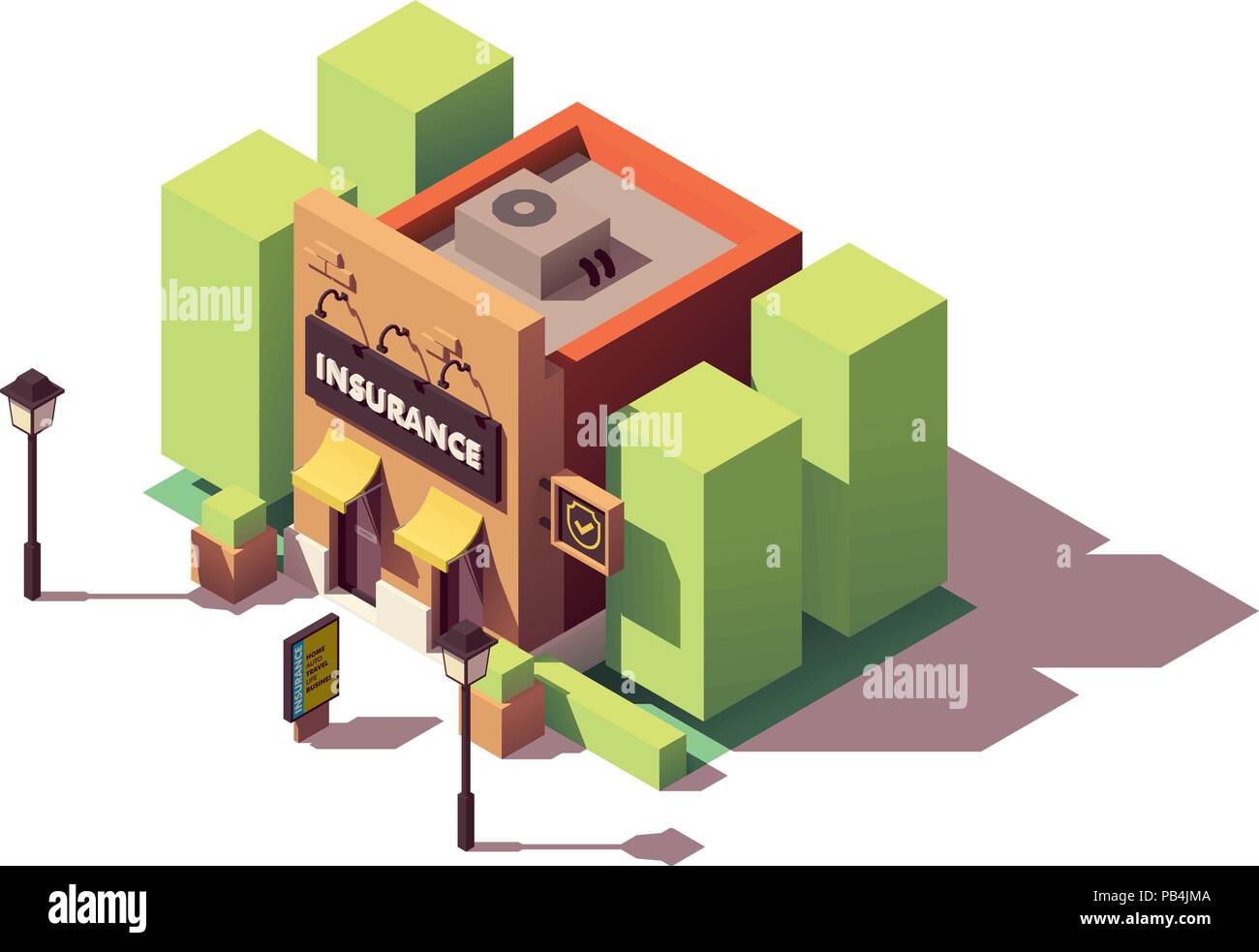 Property facade Stock Vector Images - Alamy