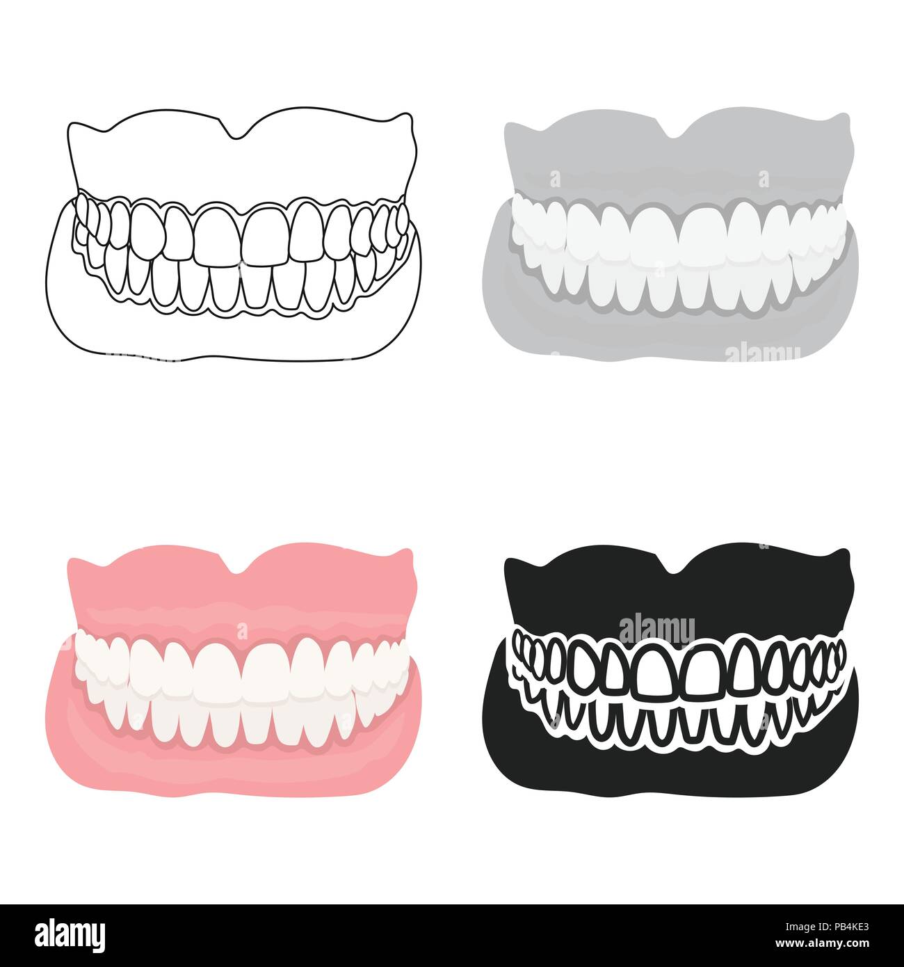Jaw icon cartoon. Single medicine icon from the big medical, healthcare ...