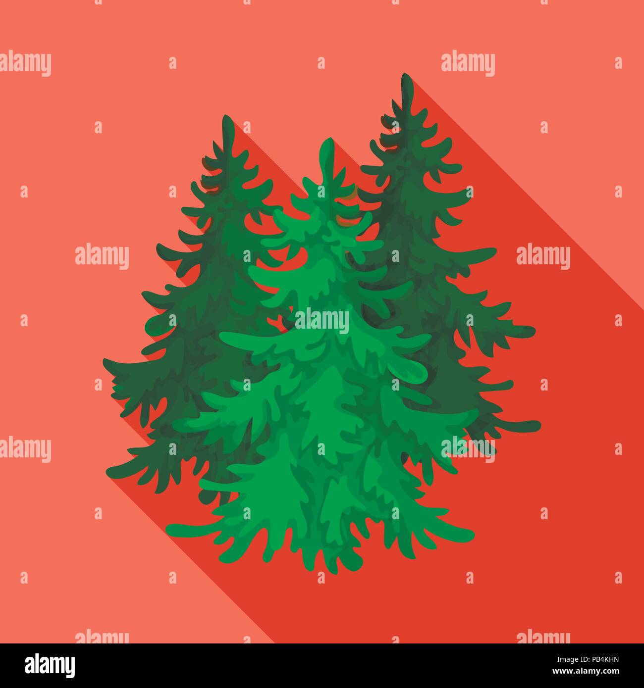 Canadian spruce. Canada single icon in flat style vector symbol stock ...