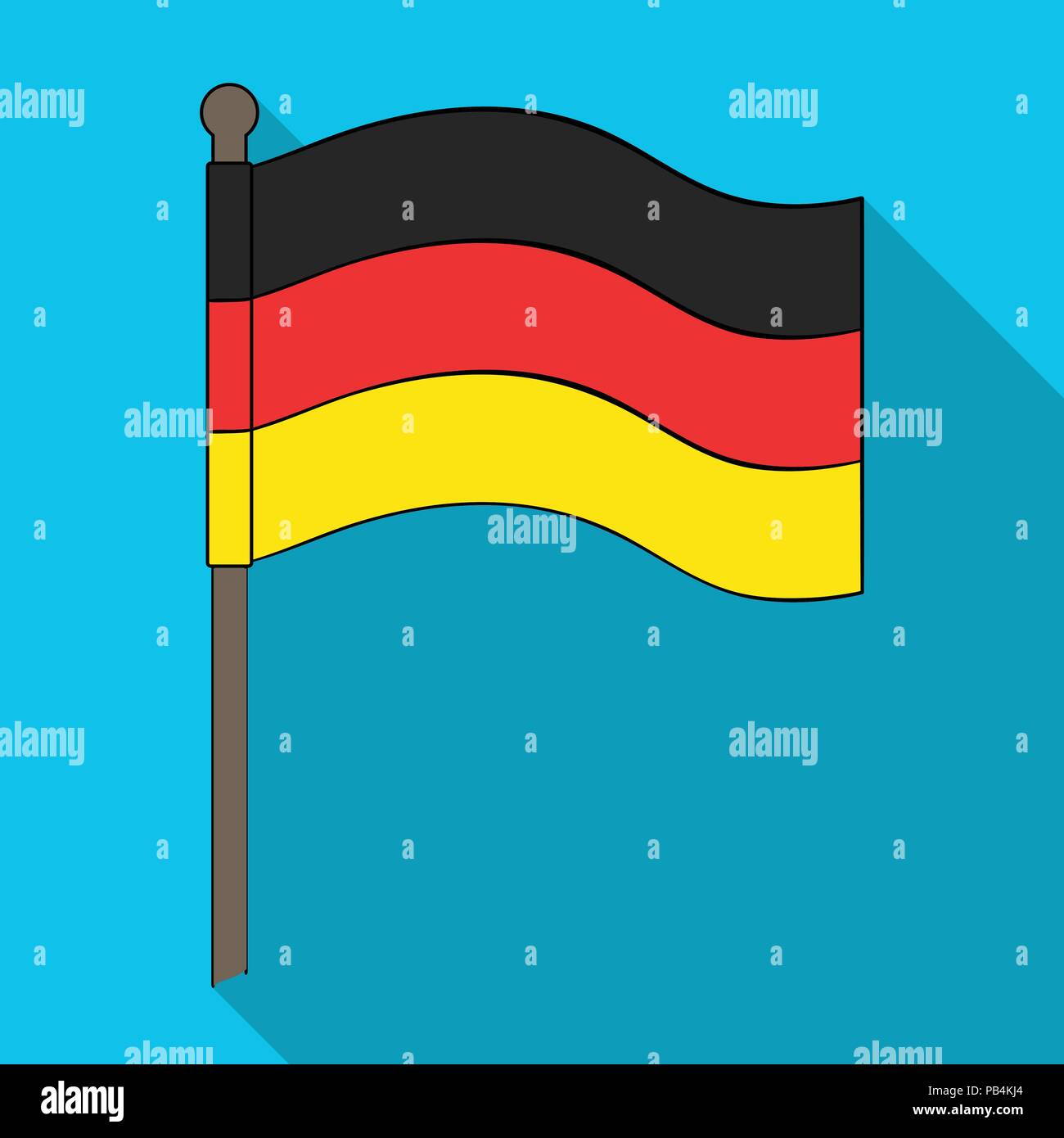 Flag, single icon in flat style.Flag vector symbol stock illustration ...