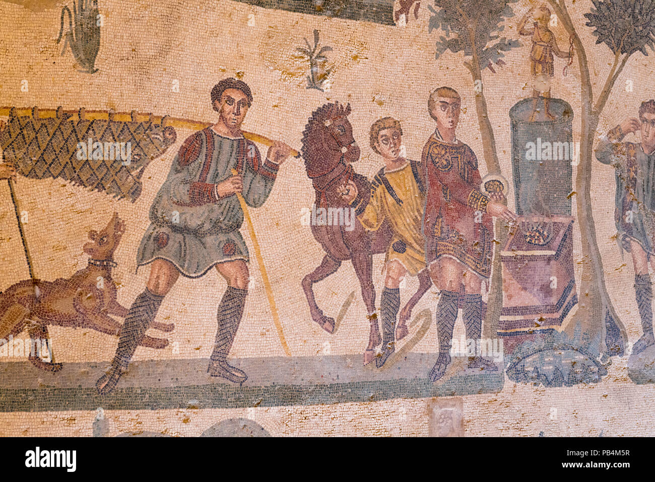 Villa romana del casale hunt hi-res stock photography and images - Alamy