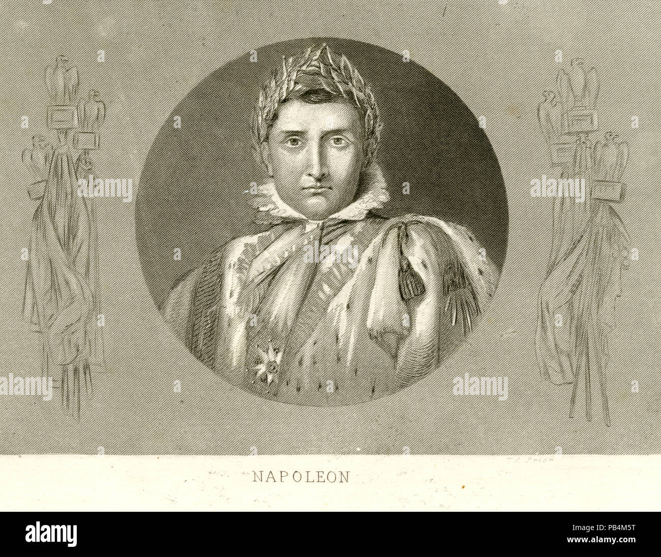 Napoleon portrait waterloo hi-res stock photography and images - Alamy