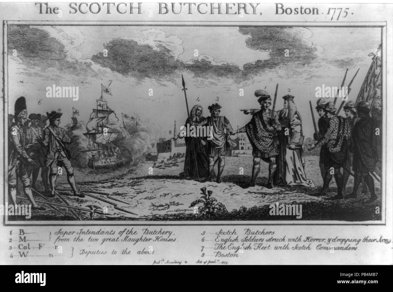 1775 boston Black and White Stock Photos & Images - Alamy