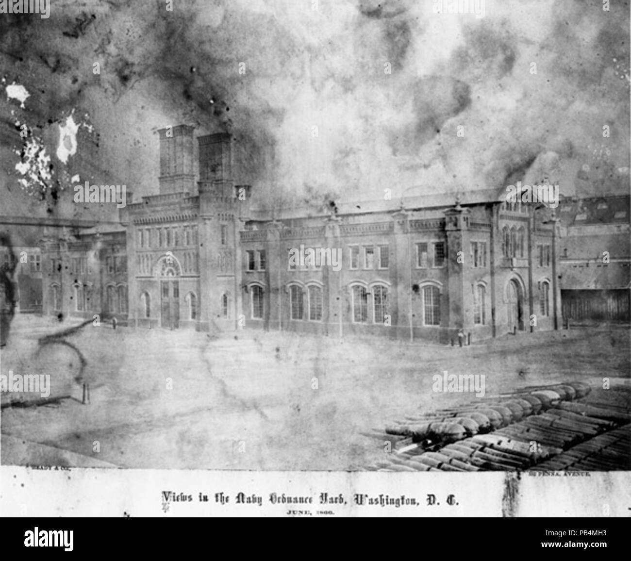 . English: New Ordnance Foundary - Navy Yard - Washington, DC - Adolf ...