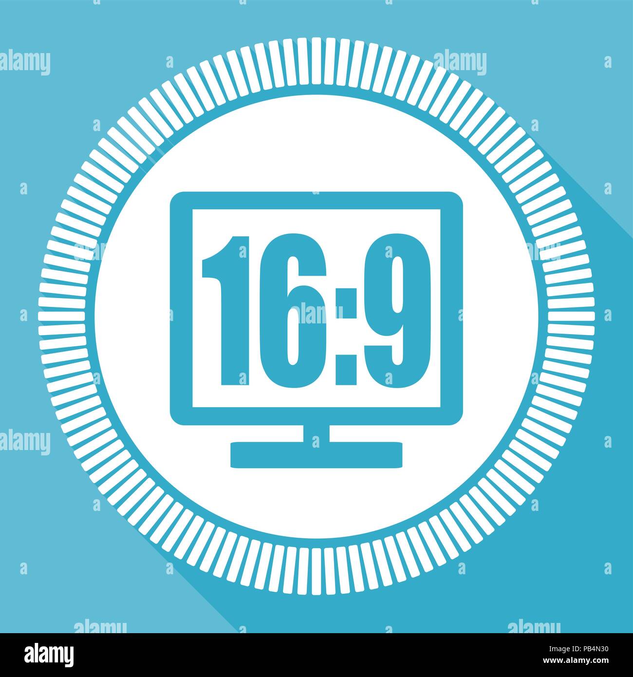 16 9 Display Icon High Resolution Stock Photography and Images - Alamy