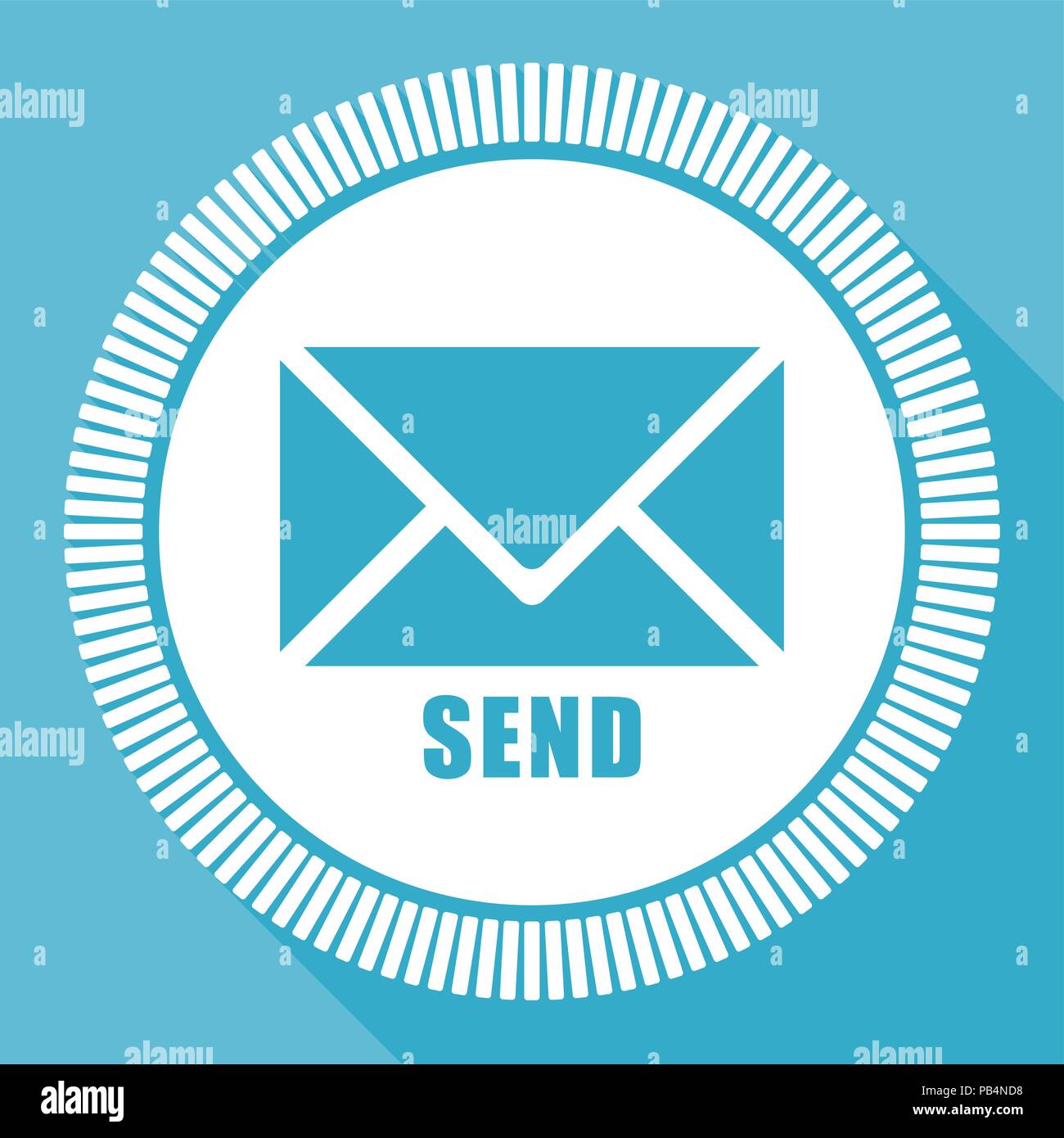 Blue Envelope Icon High Resolution Stock Photography and Images - Alamy