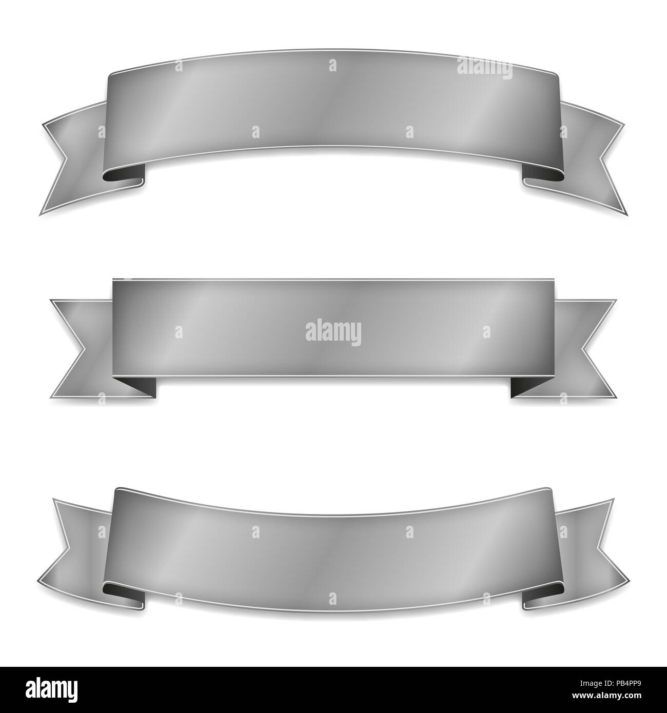 Silver Ribbon Banner