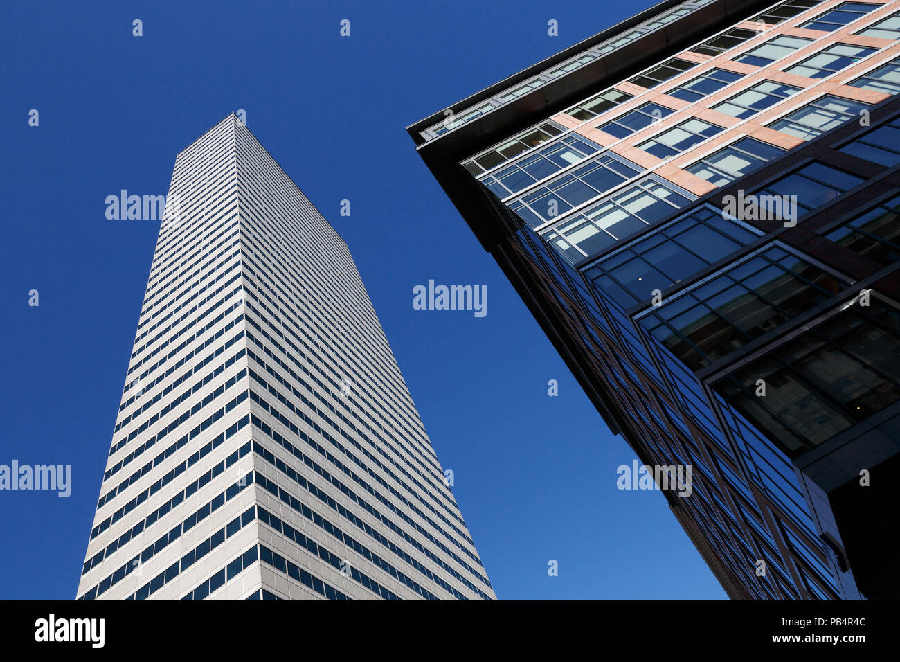 Downtown financial office buildings, Boston, Massachusetts Stock Photo ...
