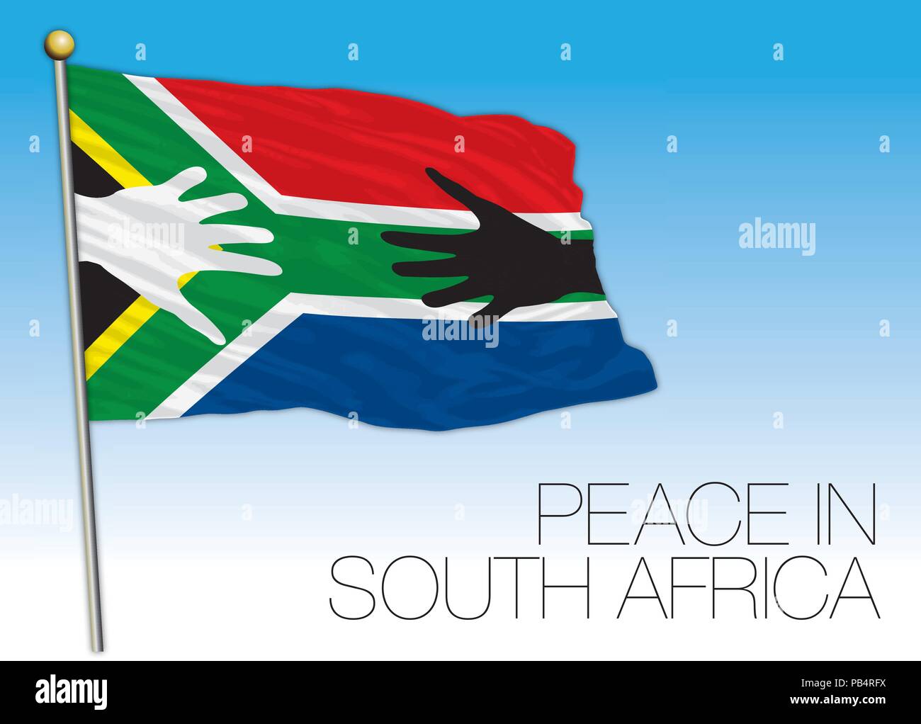 South africa flag apartheid hi-res stock photography and images - Alamy