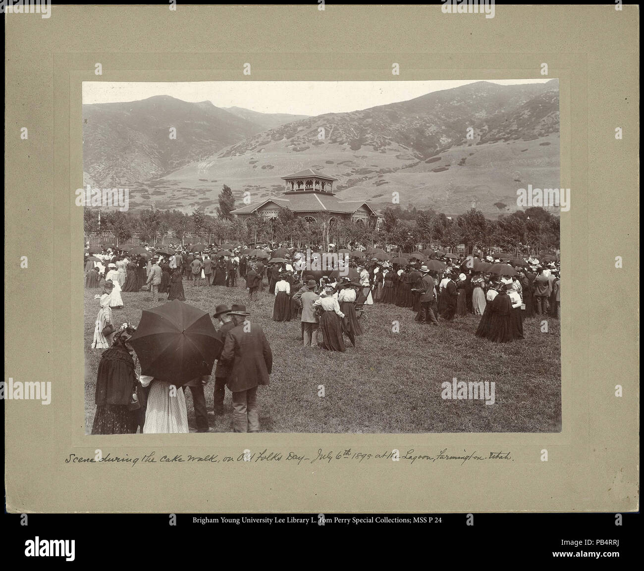 1293 Scene during the cakewalk on Old Folks Day- July 6th, 1895 at the ...
