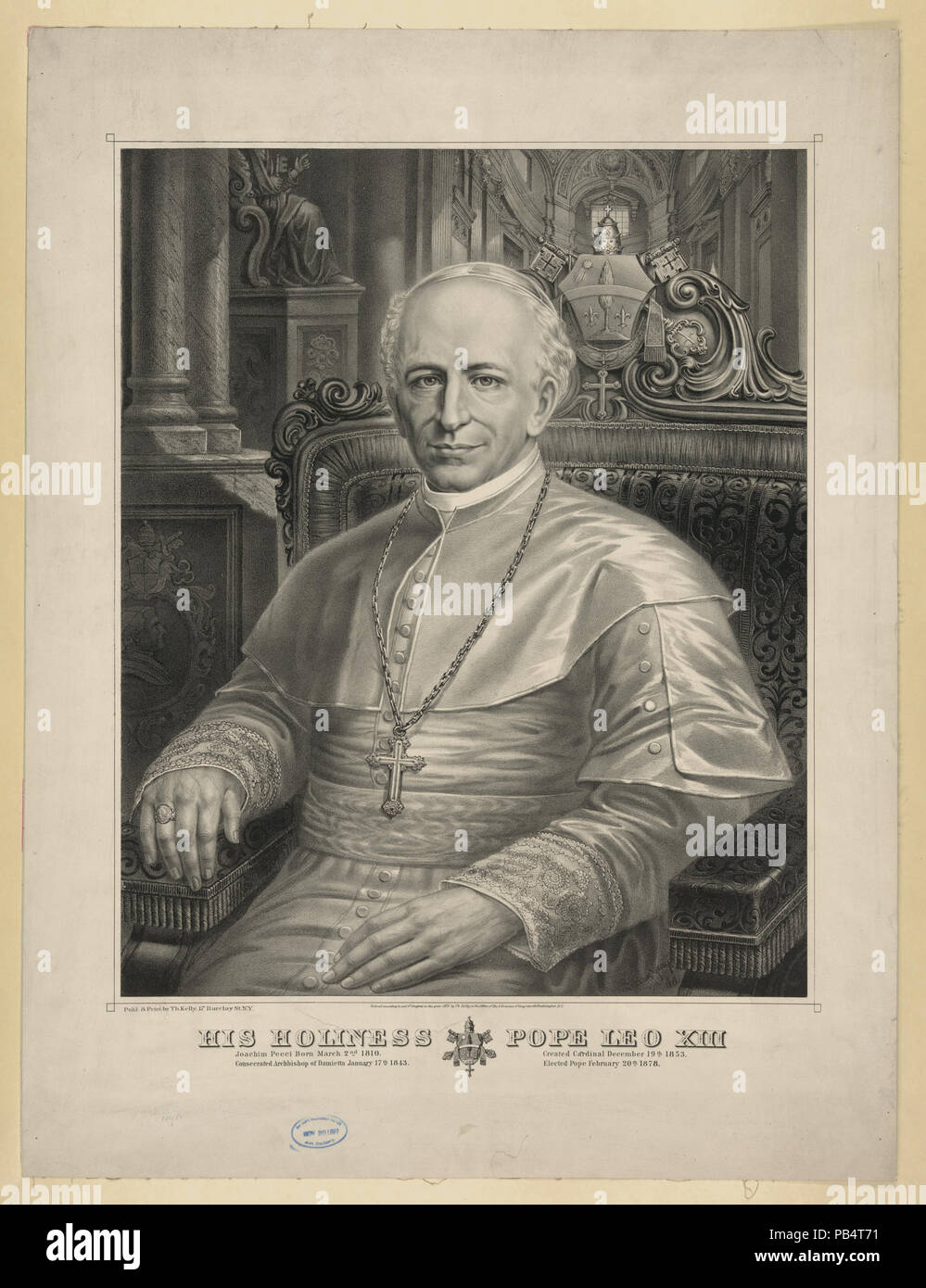 His holiness pope leo xiii hi-res stock photography and images - Alamy