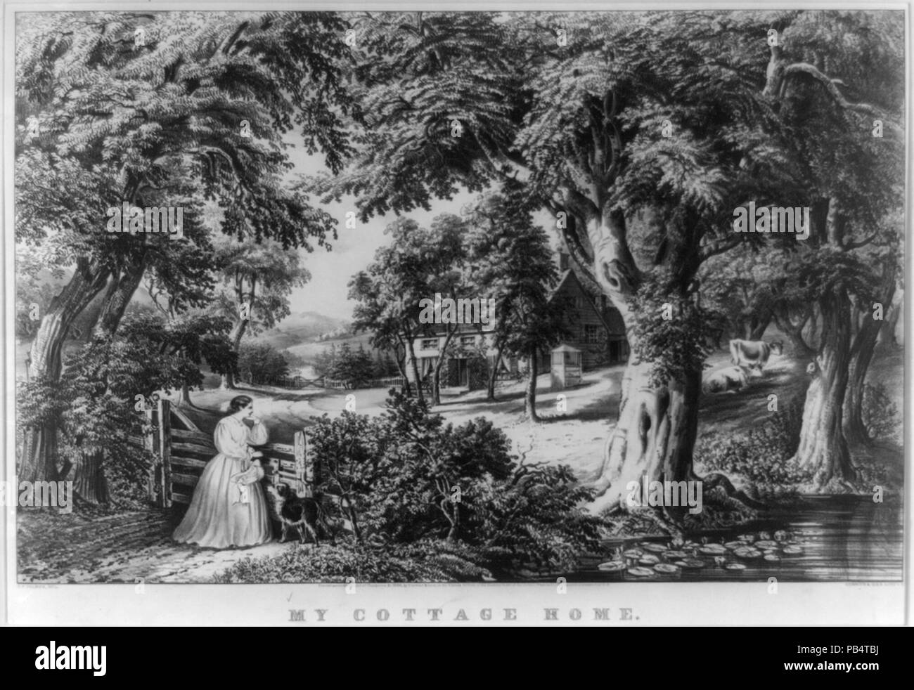 American style home Black and White Stock Photos & Images - Alamy