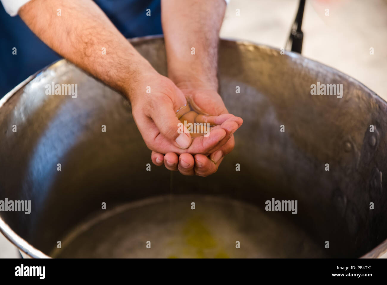 Baptism oil hi-res stock photography and images - Alamy