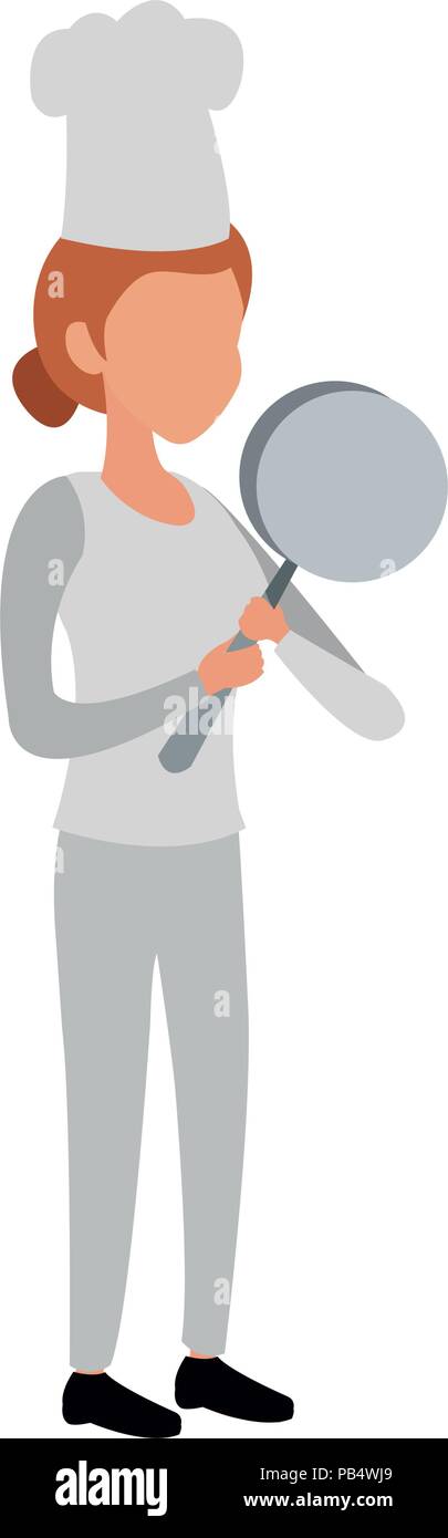 Woman chef avatar vector illustration graphic design Stock Vector Image ...