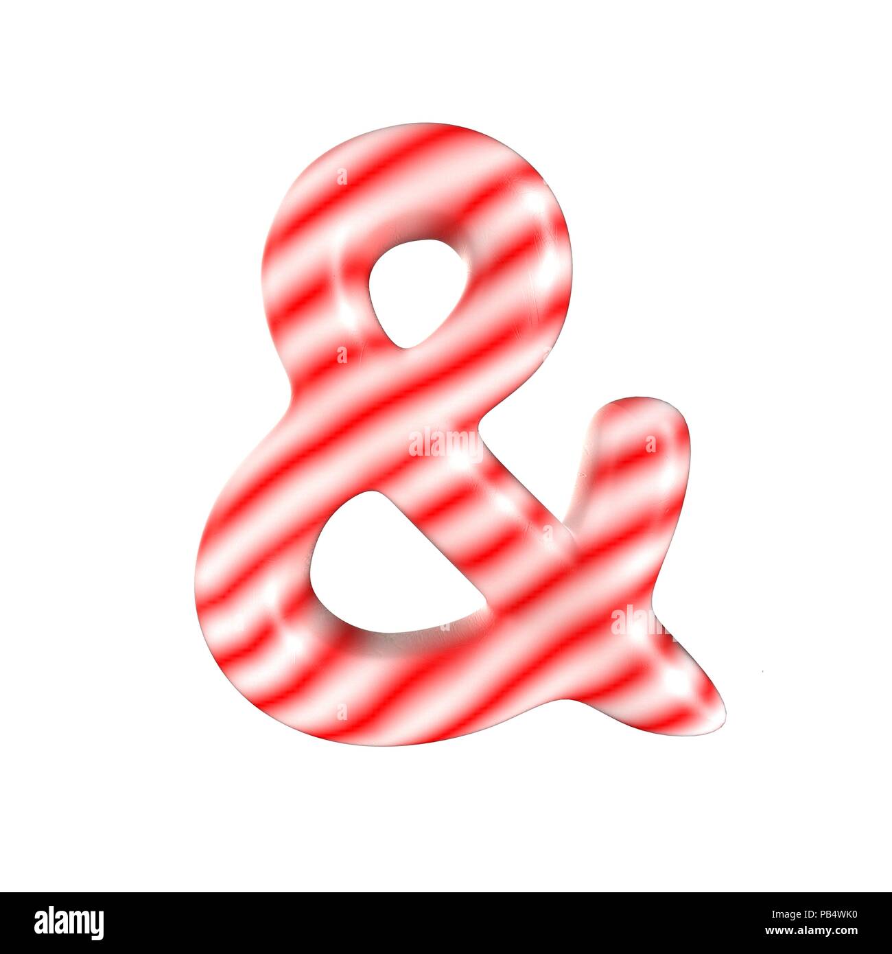 Red White candy and symbol Isolated on white background Stock Photo - Alamy
