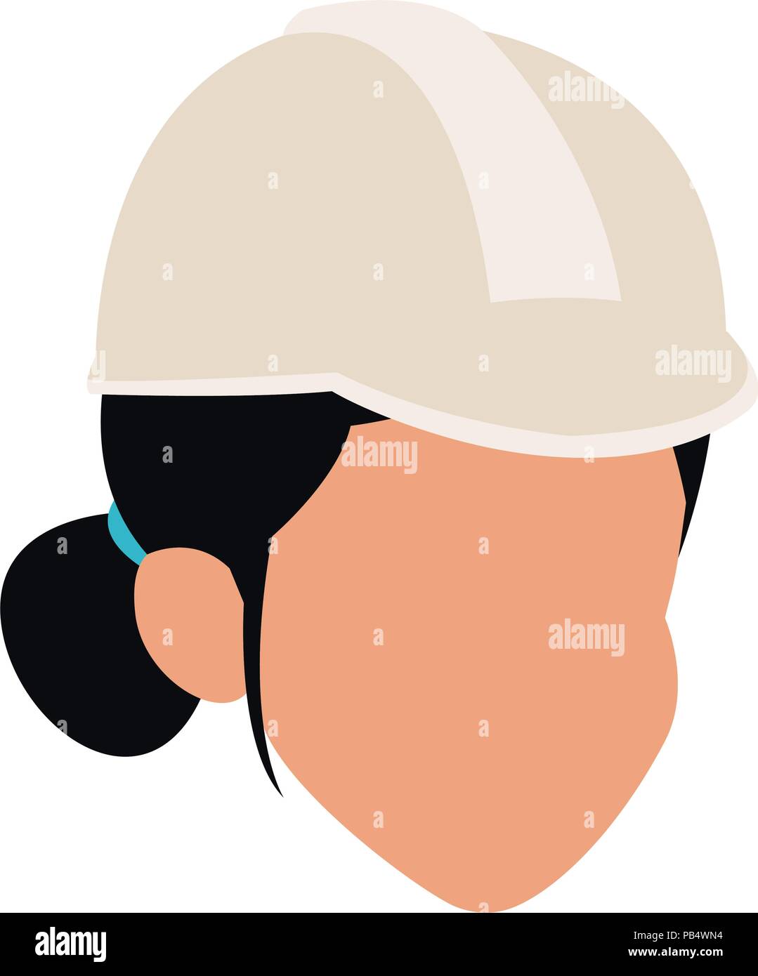 Woman architecture avatar vector illustration graphic design Stock ...