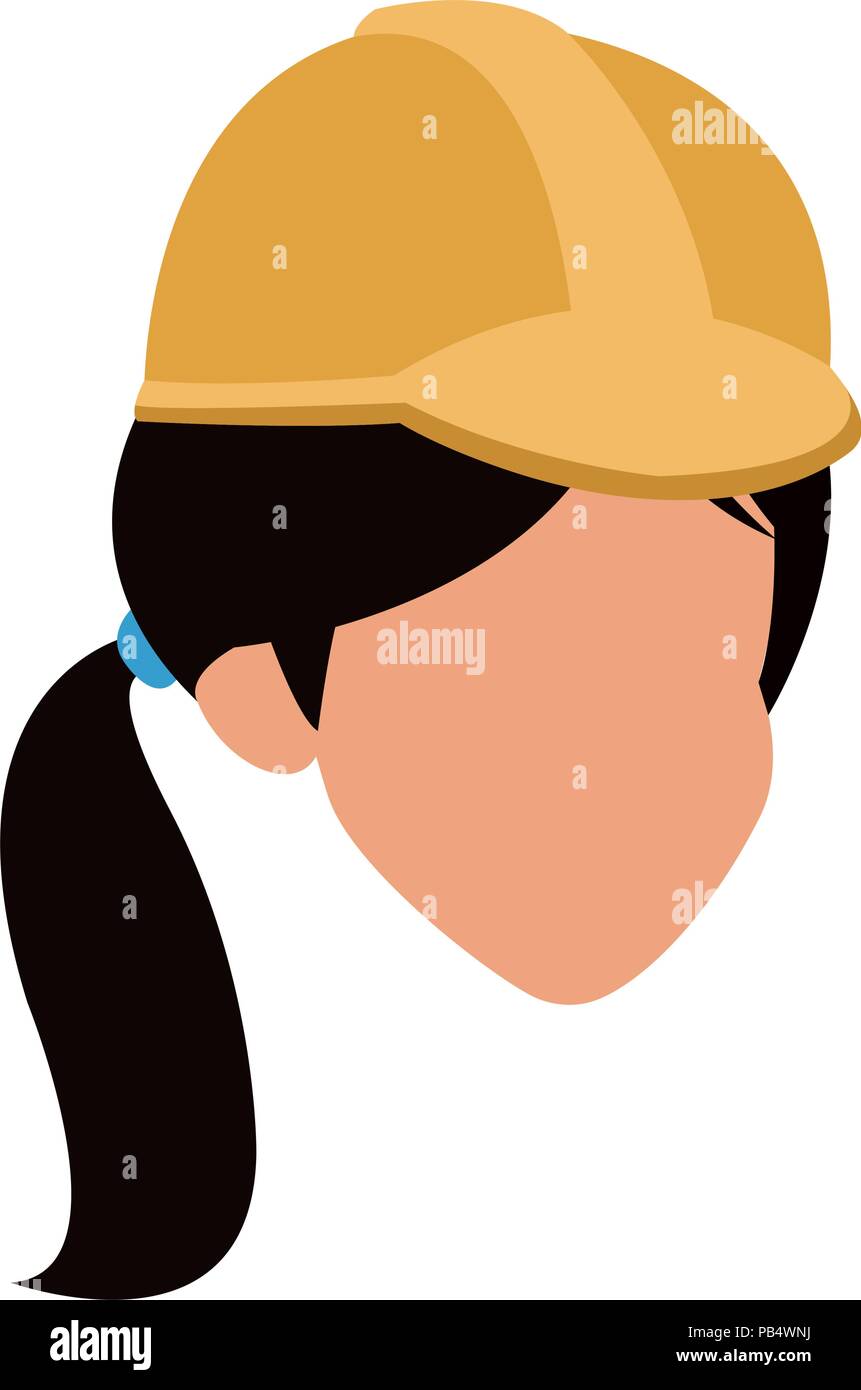 Woman worker avatar vector illustration graphic design Stock Vector ...