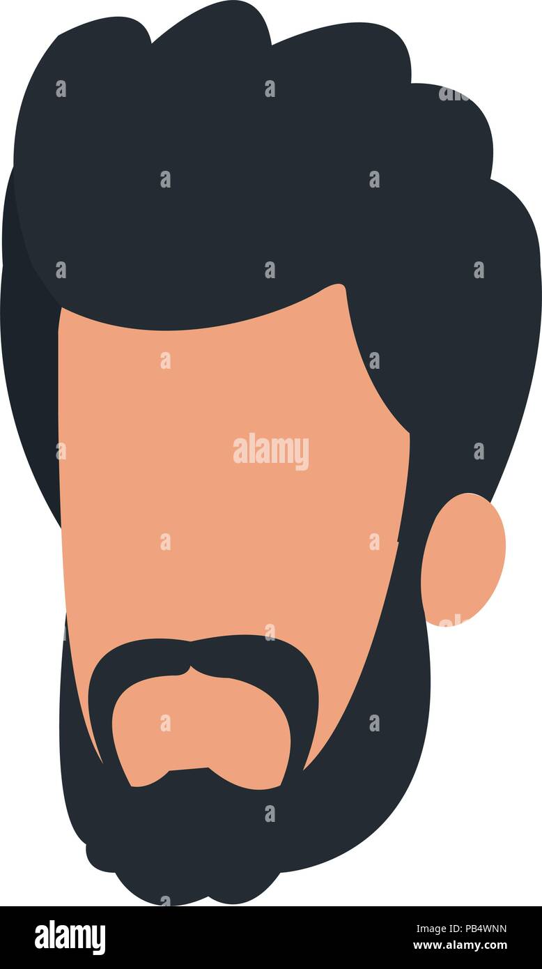 Man faceless head vector illustration graphic design Stock Vector Image ...