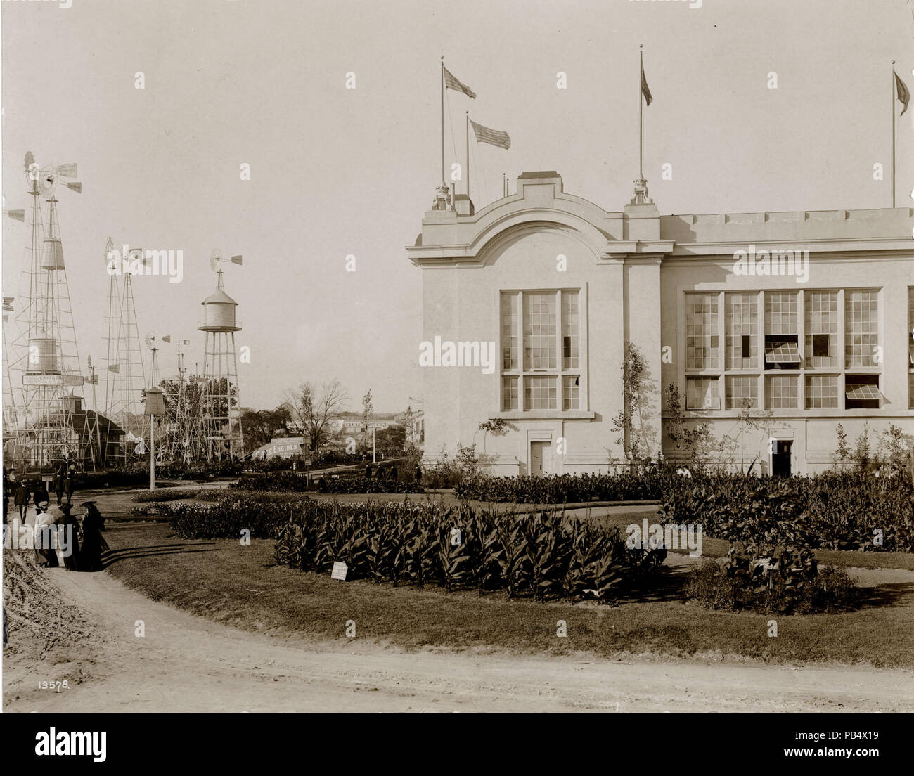 1861 Windmill Exhibit in the Department of Agriculture at the 1904 ...