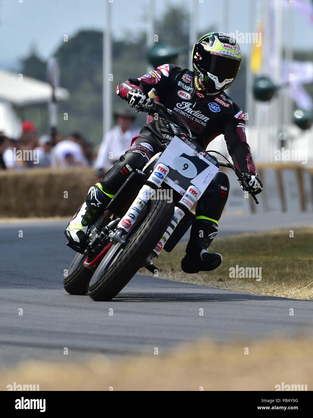 Jared Mees, Indian FTR750, American Flat Track, Goodwood Festival of ...
