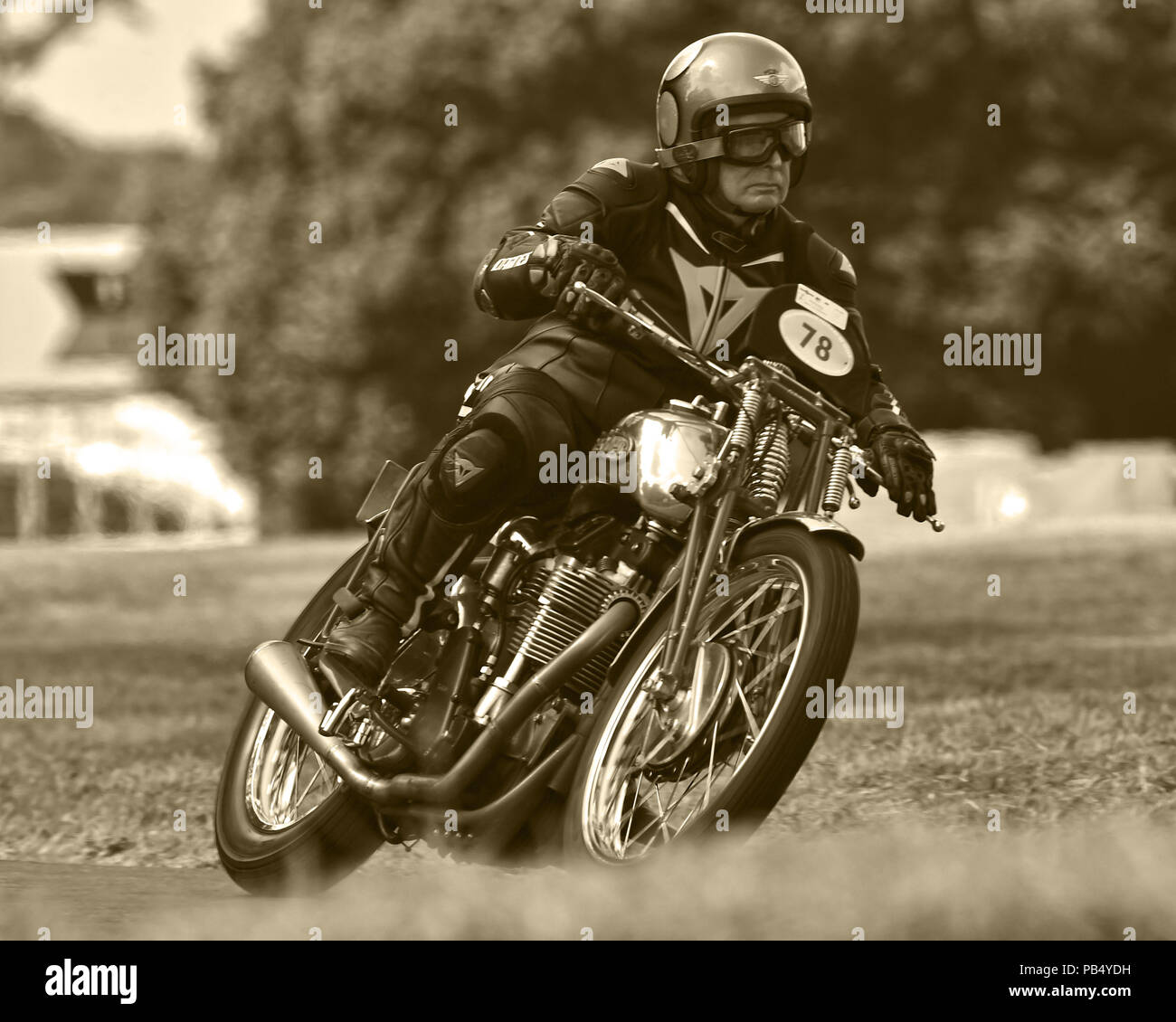 Silver motorbikes hi-res stock photography and images - Alamy