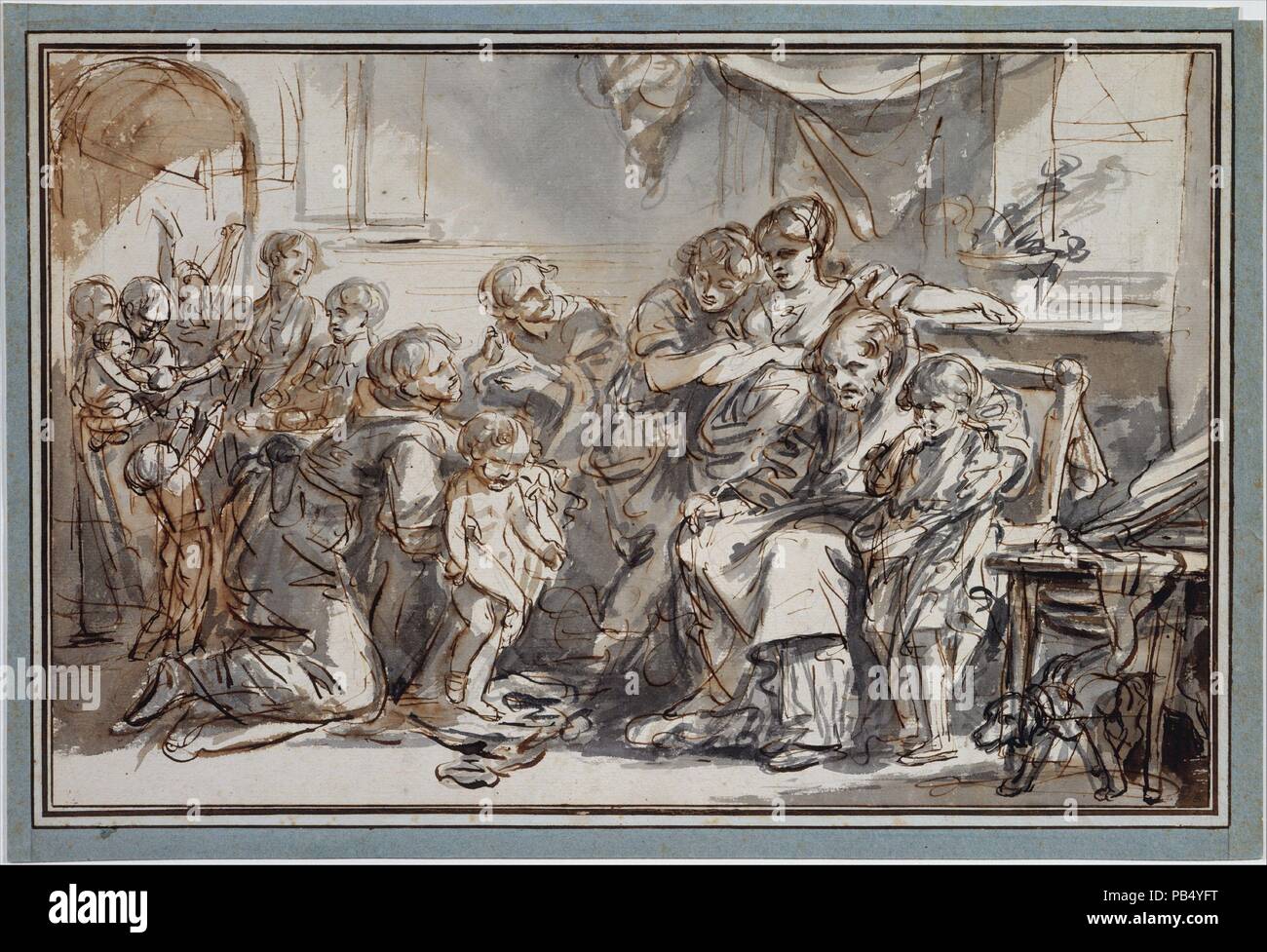Domestic Scene. Artist: Jean-Baptiste Greuze (French, Tournus 1725-1805 ...