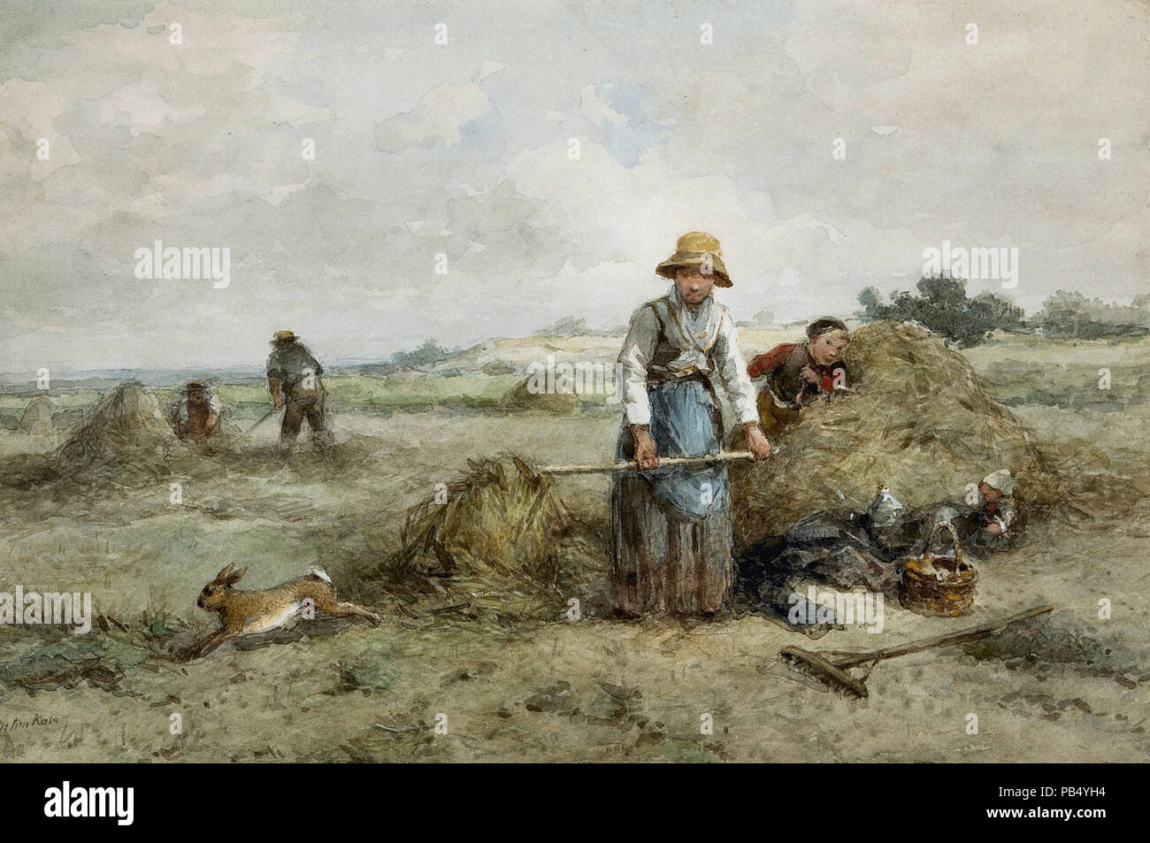 Kate Mari Ten - Haymaking Time Stock Photo - Alamy