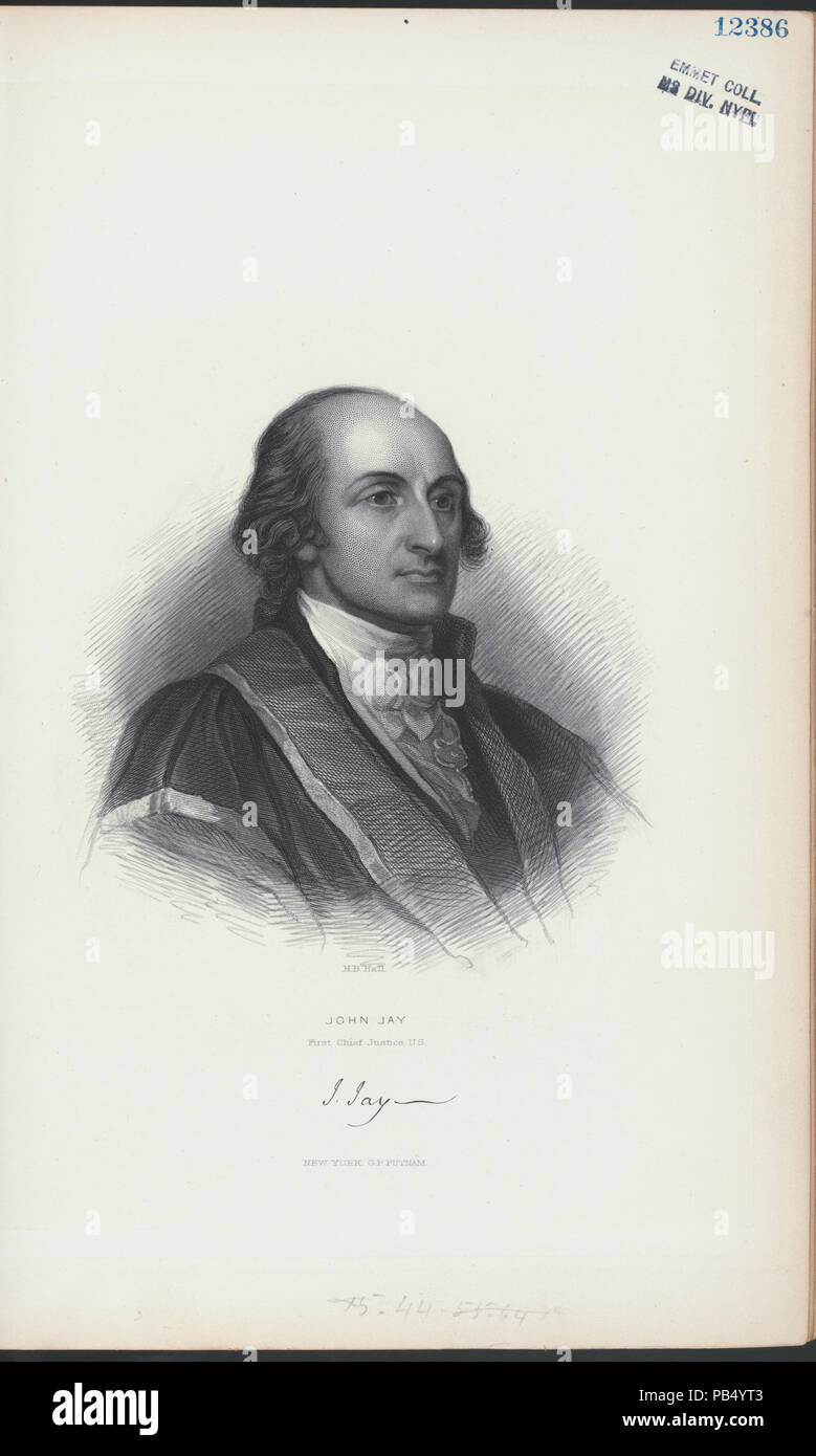 Chief justice john jay hi-res stock photography and images - Alamy