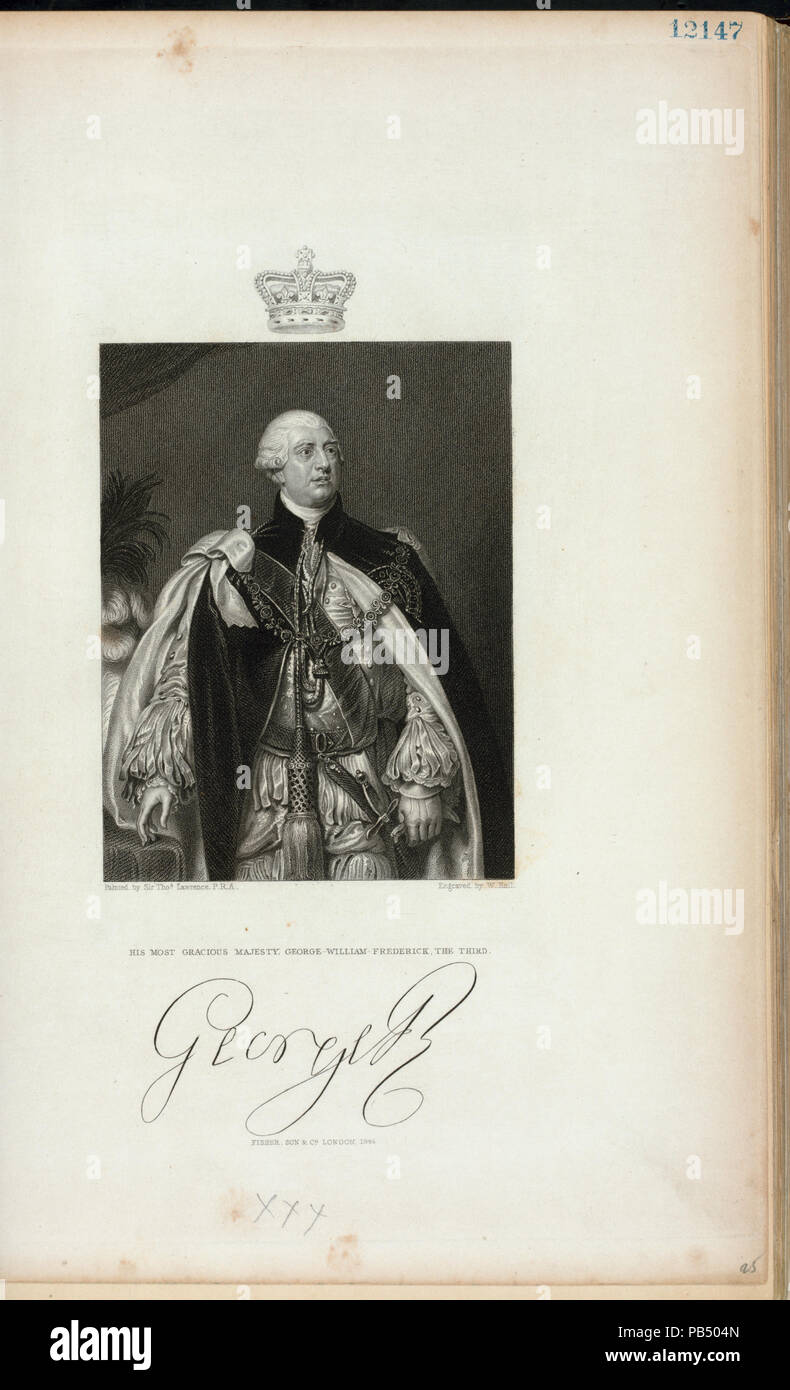761 His most gracious majesty George William Frederick, the Third (NYPL ...